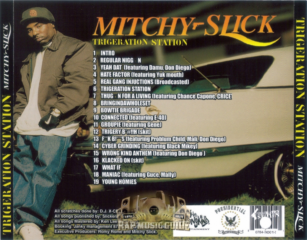 Mitchy Slick - Trigeration Station: 1st Press, Promo. CD | Rap Music Guide